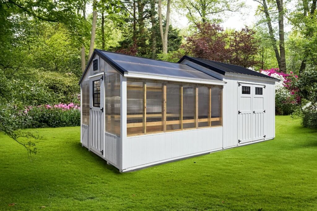 Greenhouse Shed Combo - Mid-America Structures LLC